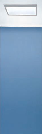 Reflex indirect recessed LED lighting